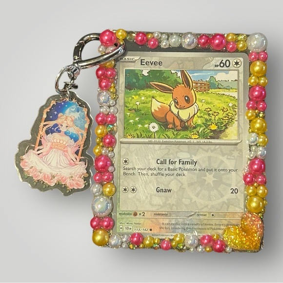 Accessories | Handmade Decoden Frame With Pokemon Card | Poshmark